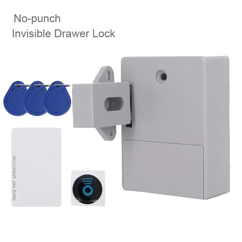 Smart-Sensor-Invisible-Lock-RFID-Card-Keykob-Drawer-Lock-Hidden-Punch ...