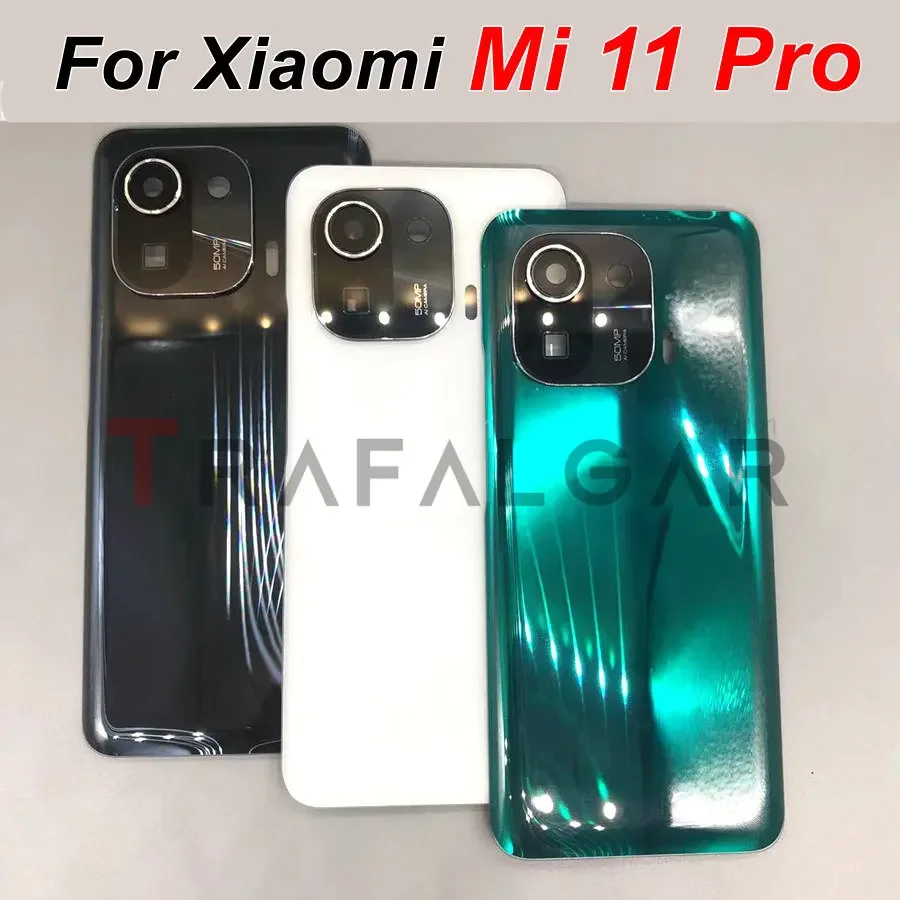 Transparent-Clear-For-Xiaomi-Mi-11-Pro-Back-Battery-Cover-Rear-Glass ...
