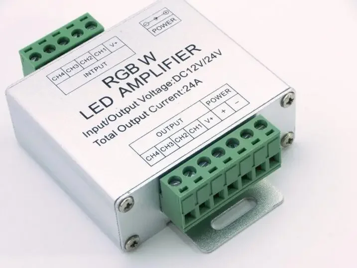 DC12-24V-24A-Led-RGBW-rgb-Strip-Amplifier-6A-x-4-Channel-Output-Led ...