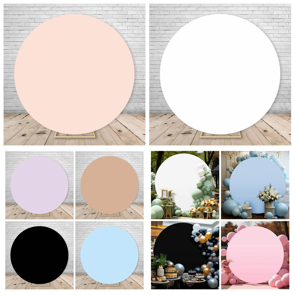 Round-Photography-Backdrop-Cloth-Cover-Wedding-Birthday-Party-Baby ...