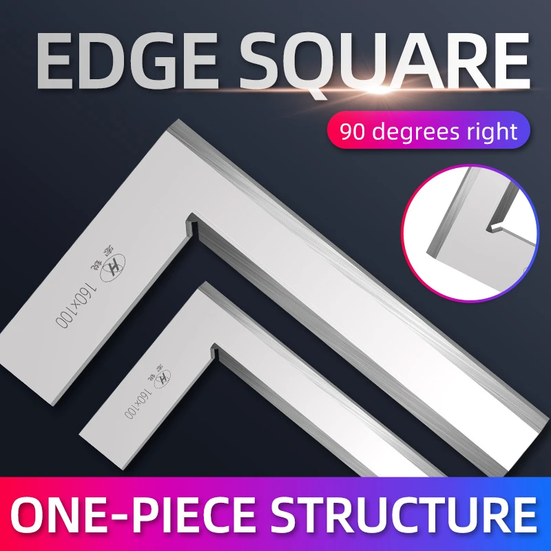 90 Degree Knife Edge Square Ruler For Woodworker Metal Carpentry And ...