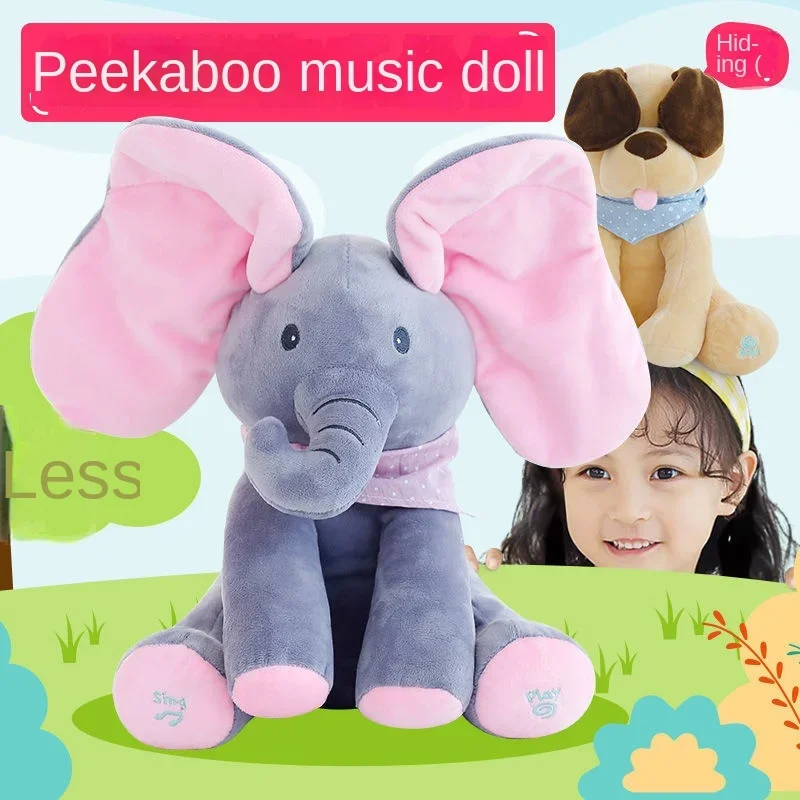 New-Hide-and-seek-Elephant-Plush-Toy-Baby-Hide-and-seek-Game-Toy ...
