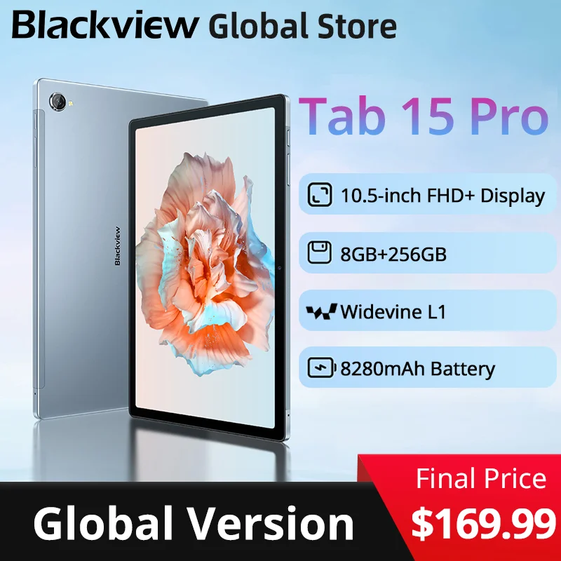 Global Version Blackview Tab 15 Pro Tablet Android Pad Octa Core 8gb ...