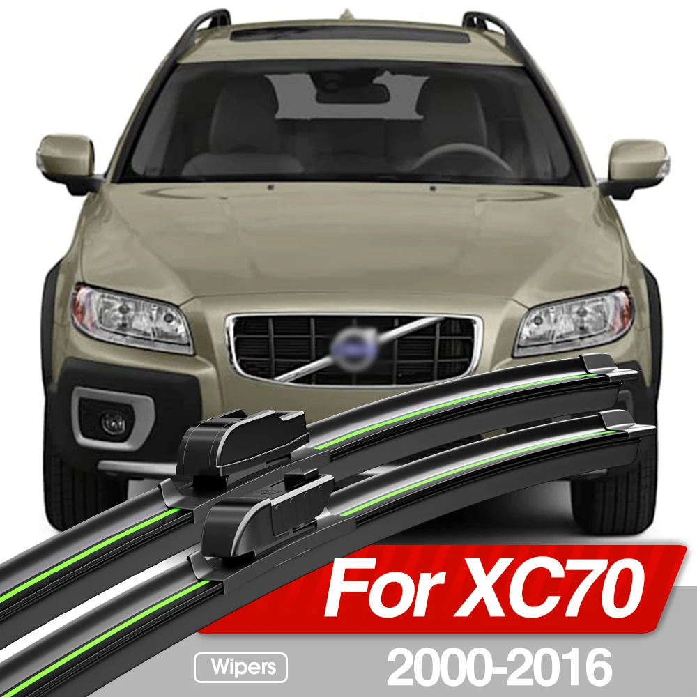 For-Volvo-XC70-2000-2016-Front-Windshield-Wiper-Blades-2pcs-Windscreen-Window-Accessories-2001 ...