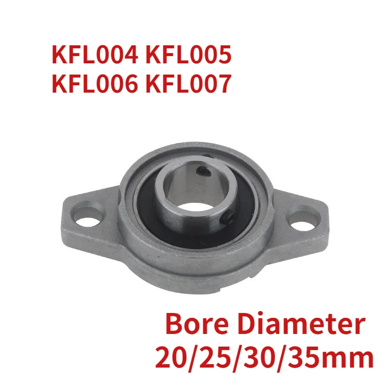 Pillow Block Bearing KFL004 KFL005 KFL006 KFL007 Shaft Diameter 20/25 ...