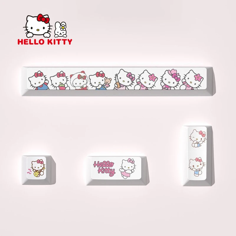 Hello-Kitty-Cute-Cartoon-Keycap-Esc-Spacebar-Delete-Key-DIY ...
