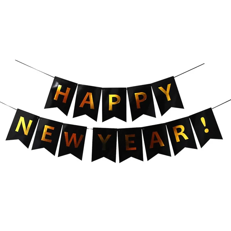 Happy New Year Banner Png