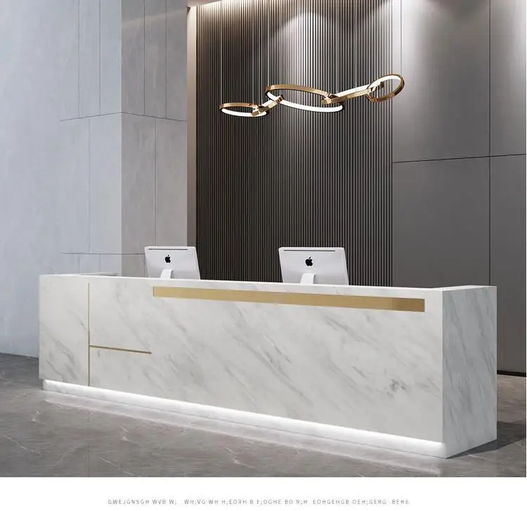 Front Office Reception Desks European Rostrum Corner Commercial Lecter ...