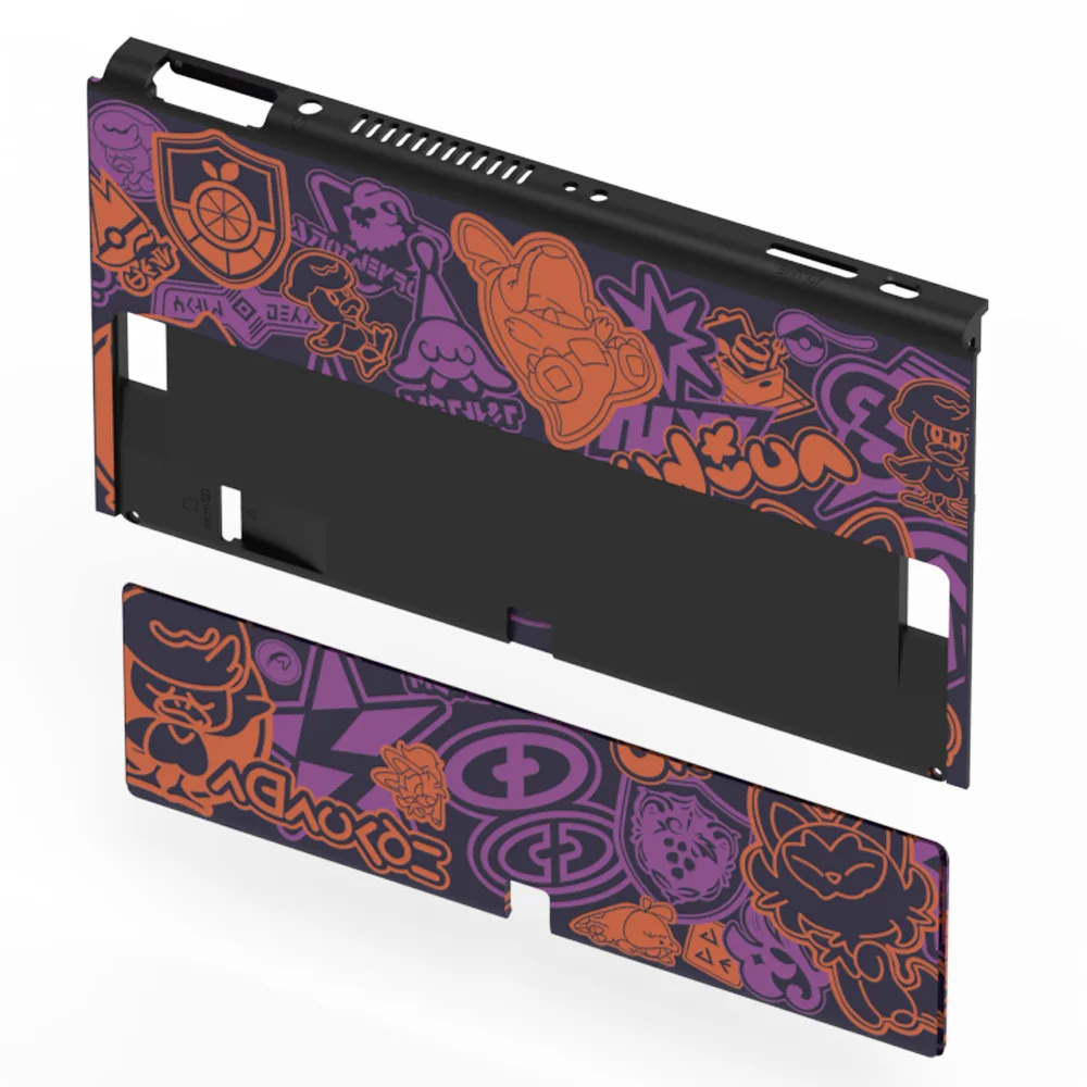 For-Nintendo-Switch-OLED-Console-Back-Plate-Faceplate-DIY-Replacement ...