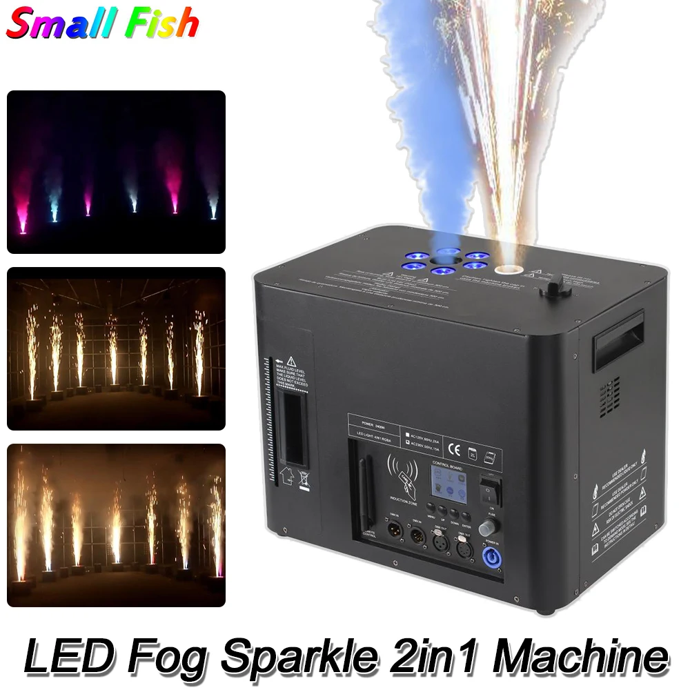 2400w Led Rgb Fog Sparkle 2in1 Machine Dj Spark Machine For Dj Disco ...