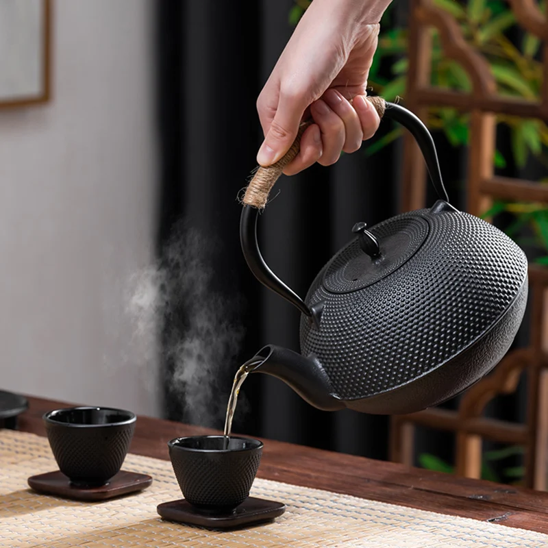 GIANXI-Cast-Iron-Tea-Pot-Camping-Party-Round-Stove-Boiling-Tea-Open ...