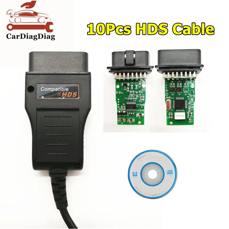 10pcs Hds Cable For Honda Usb Diagnostic Cable Auto Obd2 V1.4.3 ...
