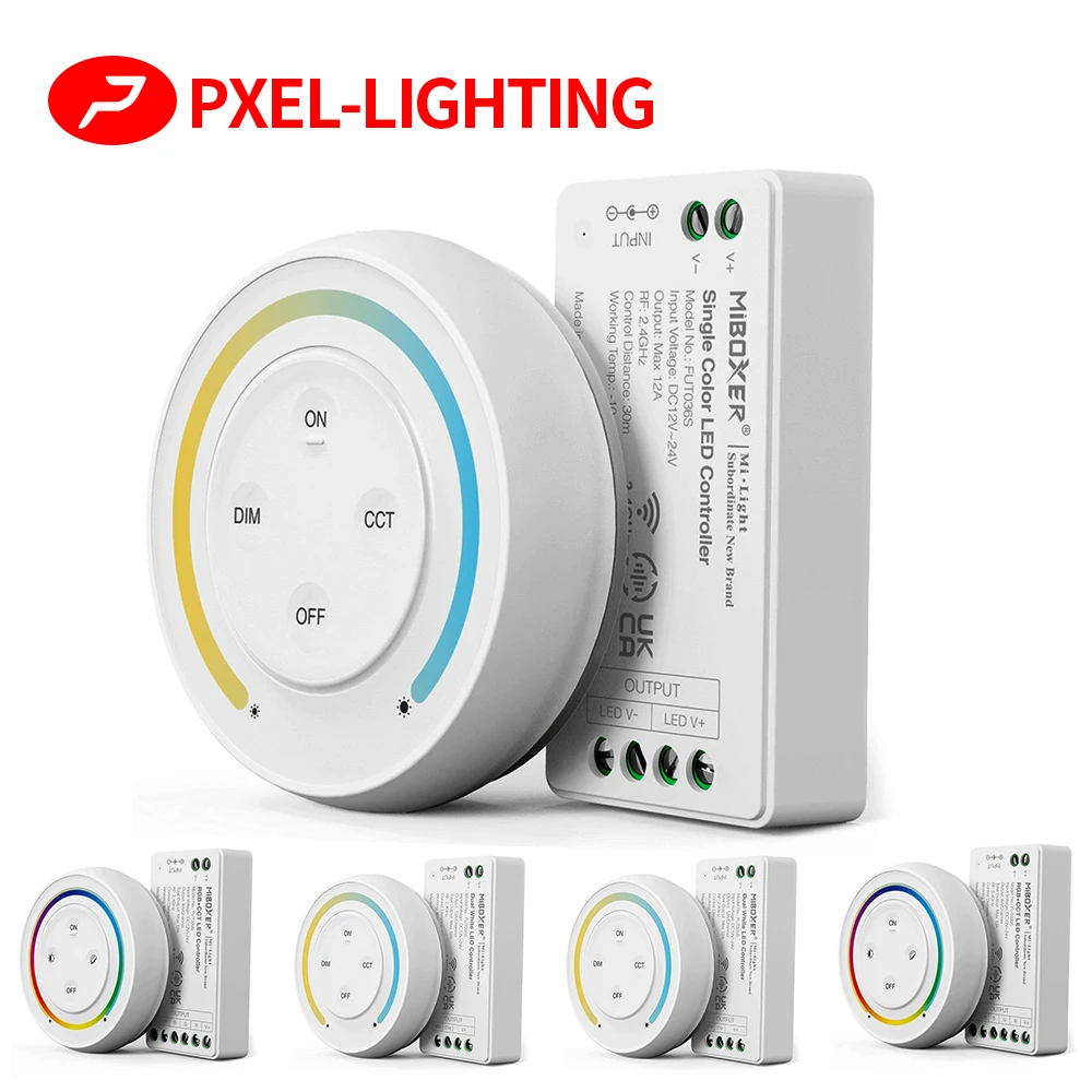 Single color/CCT/RGB/RGBW/RGB+CCT LED Controller Kits DC12V 24V LED ...