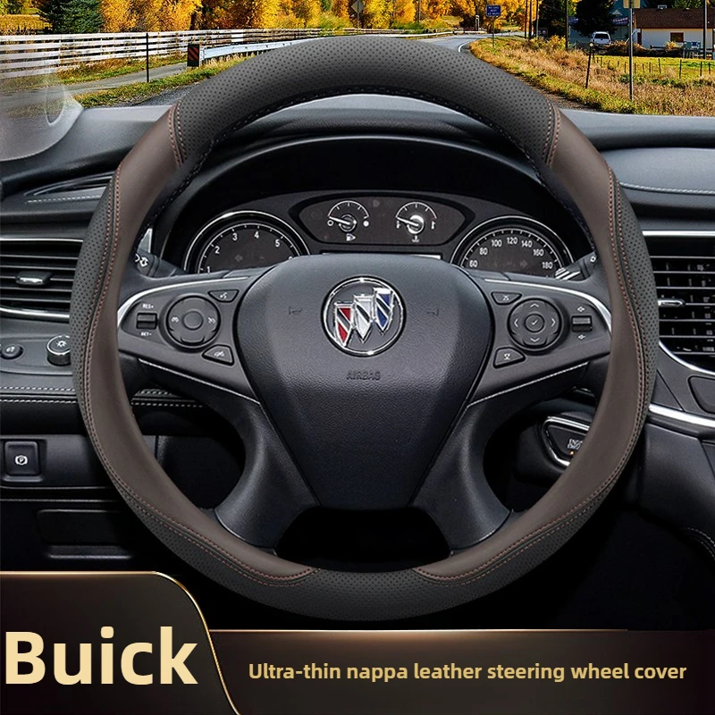 Leather Car Steering Wheel Cover for Buick Regal Lacrosse Encore Gx ...