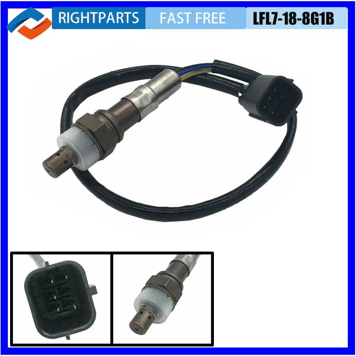RIGHTPARTS-LF8R-18-8G1-Lambda-Oxygen-Sensor-For-Mazada-3-2006-2009-2-0L ...