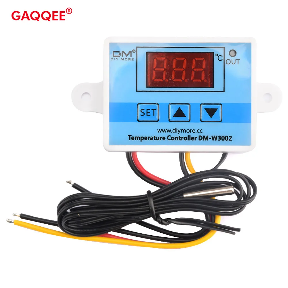 W3002 10a 12v 24v 110v 220v Digital Led Temperature Controller ...