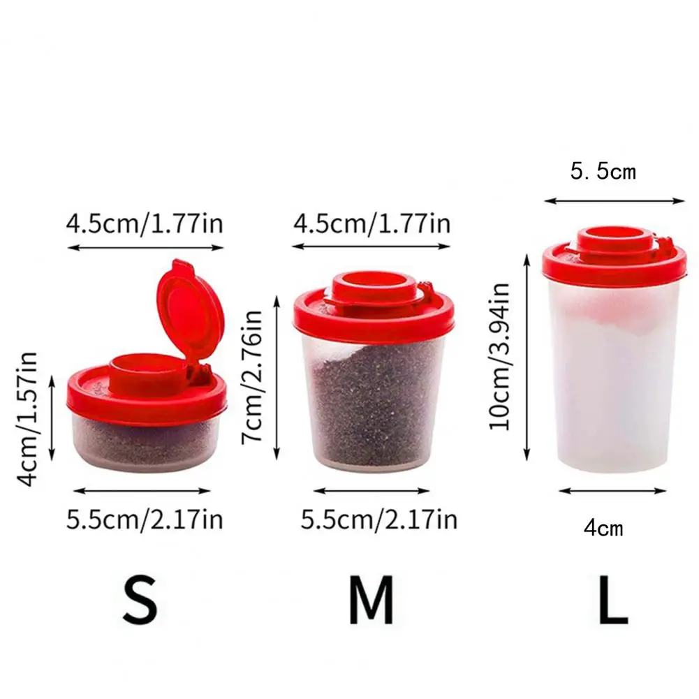 Mini-Condiment-Bottles-Airtight-Spice-Containers-Set-of-2-Plastic-Salt ...