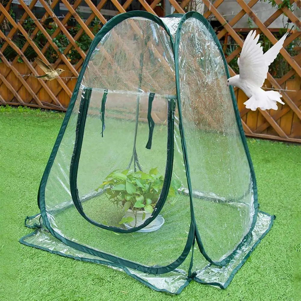 Plant Protection Cover Folding Plastic Anti Frost Collapsible Grow ...