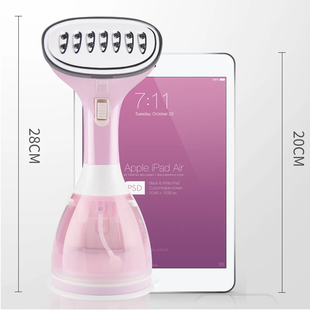 Fer a repasser,Défroisseur vapeur portatif 1500W,280ml,Mini fer à ...