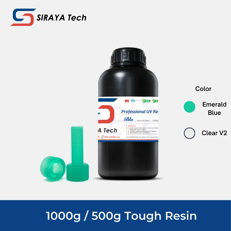 Siraya-Tech-Blu-3D-Printer-Resin-Emerald-Blue-Strong-and-Precise-High ...