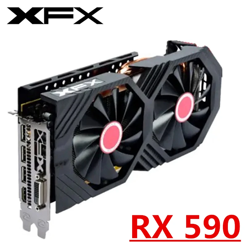 XFX RX 580 570 560 550 8GB 4GB 그래픽 카드 R7 R9 370 380 8G 2GB AMD GPU ...