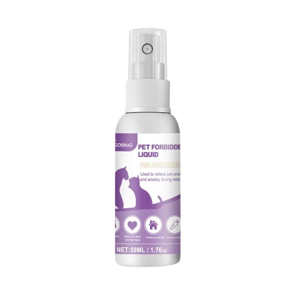50ml-Pet-Calming-Spray-Prevent-Howling-Soothe-Mood-Pet-Dog-Cat-Estrus ...