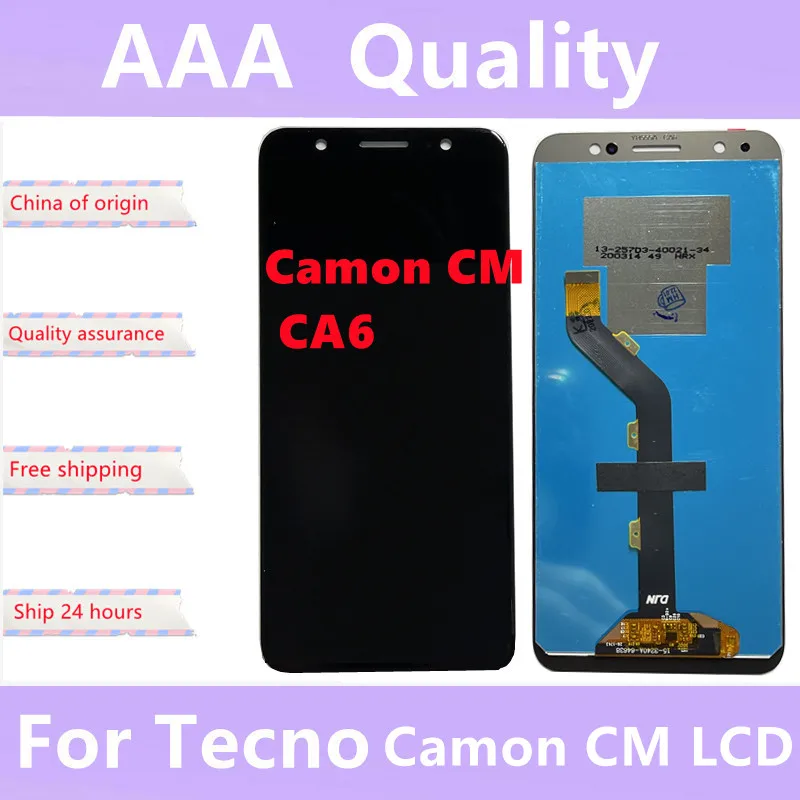 Original LCD For Tecno Camon CM CA6 Display Touch Screen Combo Assembly Replacement Touch Screen