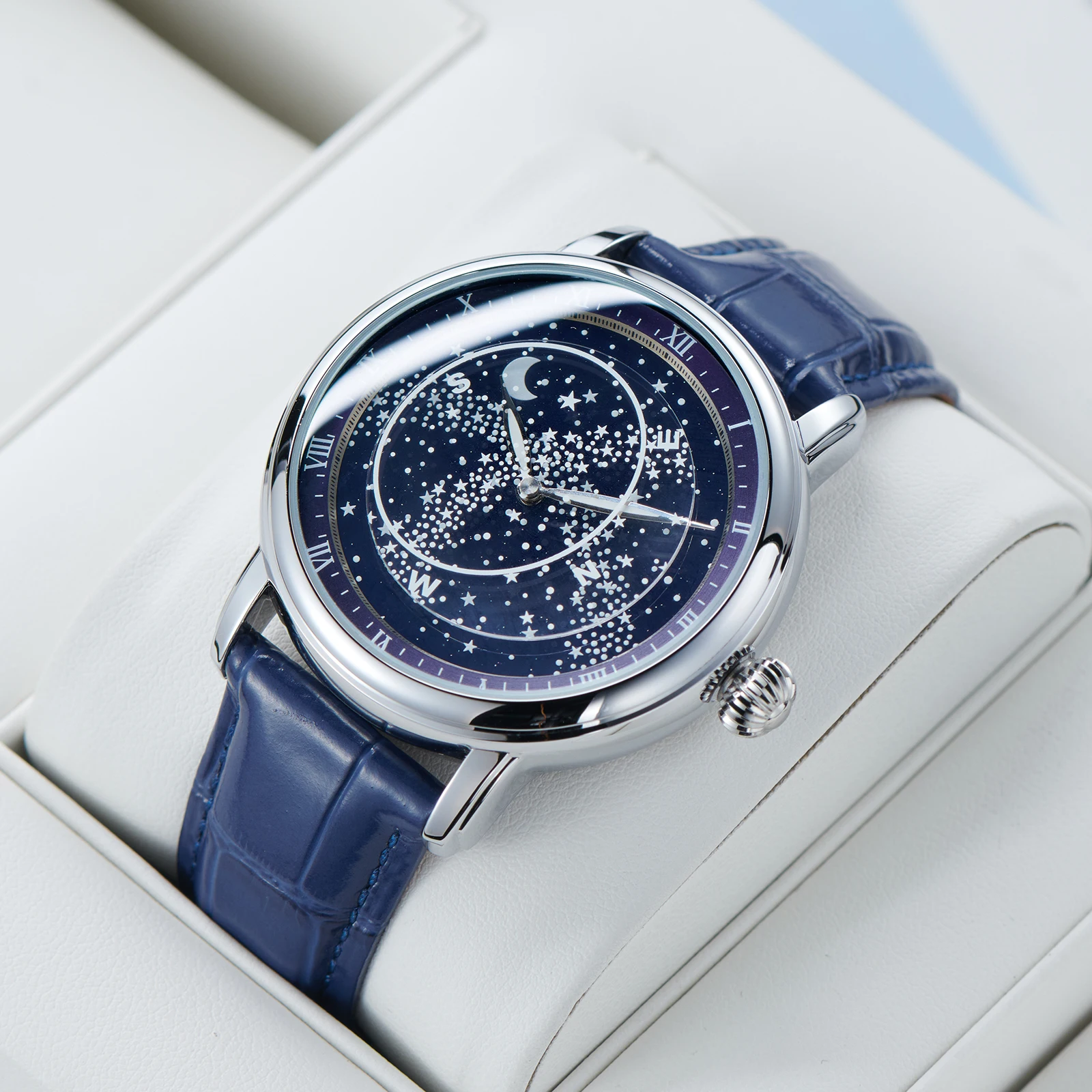 OBLVLO, reloj mecánico automático con cielo estrellado a la moda para ...