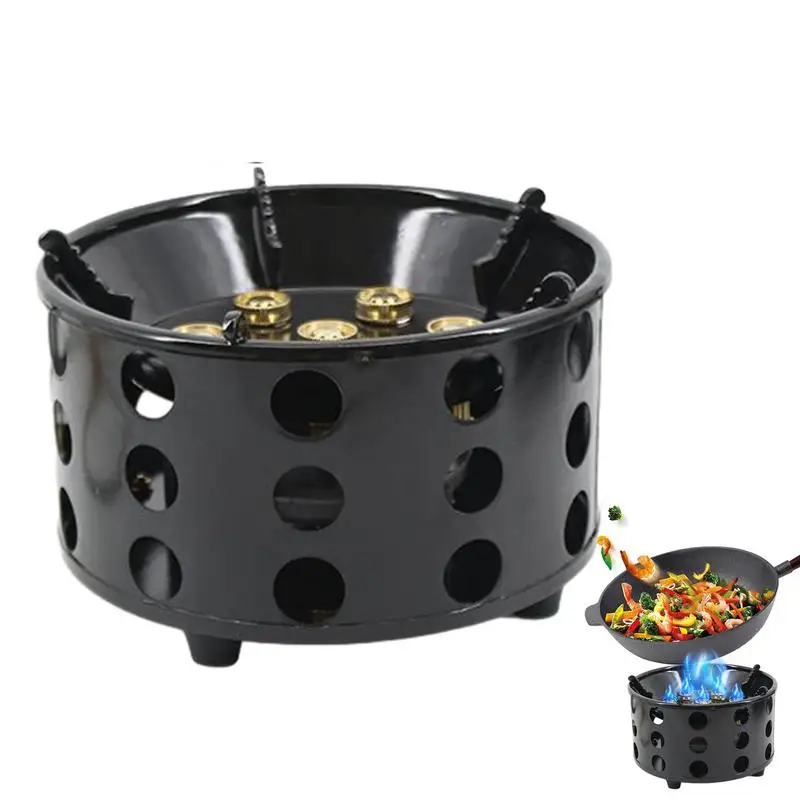 7-Core-Strong-Fire-Power-Camping-Stove-Cooking-Burner-Energy-Saving ...