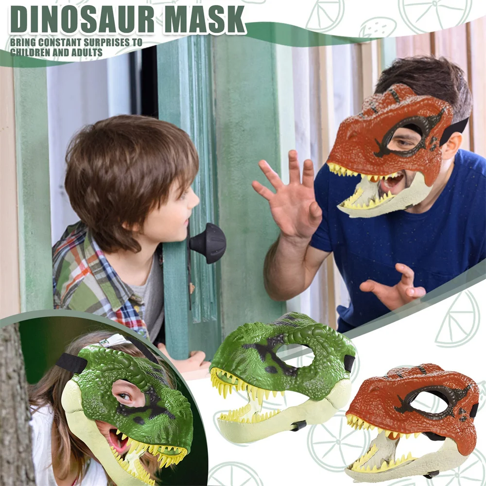 3D-Dragon-Dinosaur-Jaw-Mask-Open-Mouth-Latex-Horror-Dinosaur-Headgear ...