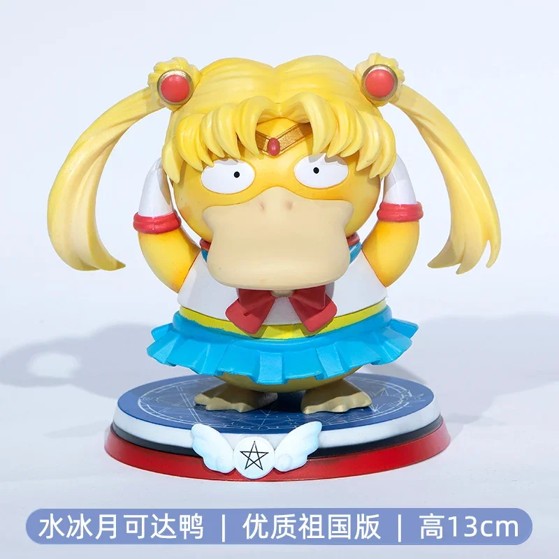 13cm-Anime-Pokemon-Psyduck-Cos-Sailor-Moon-Anime-Figure-Sailor-Moon ...