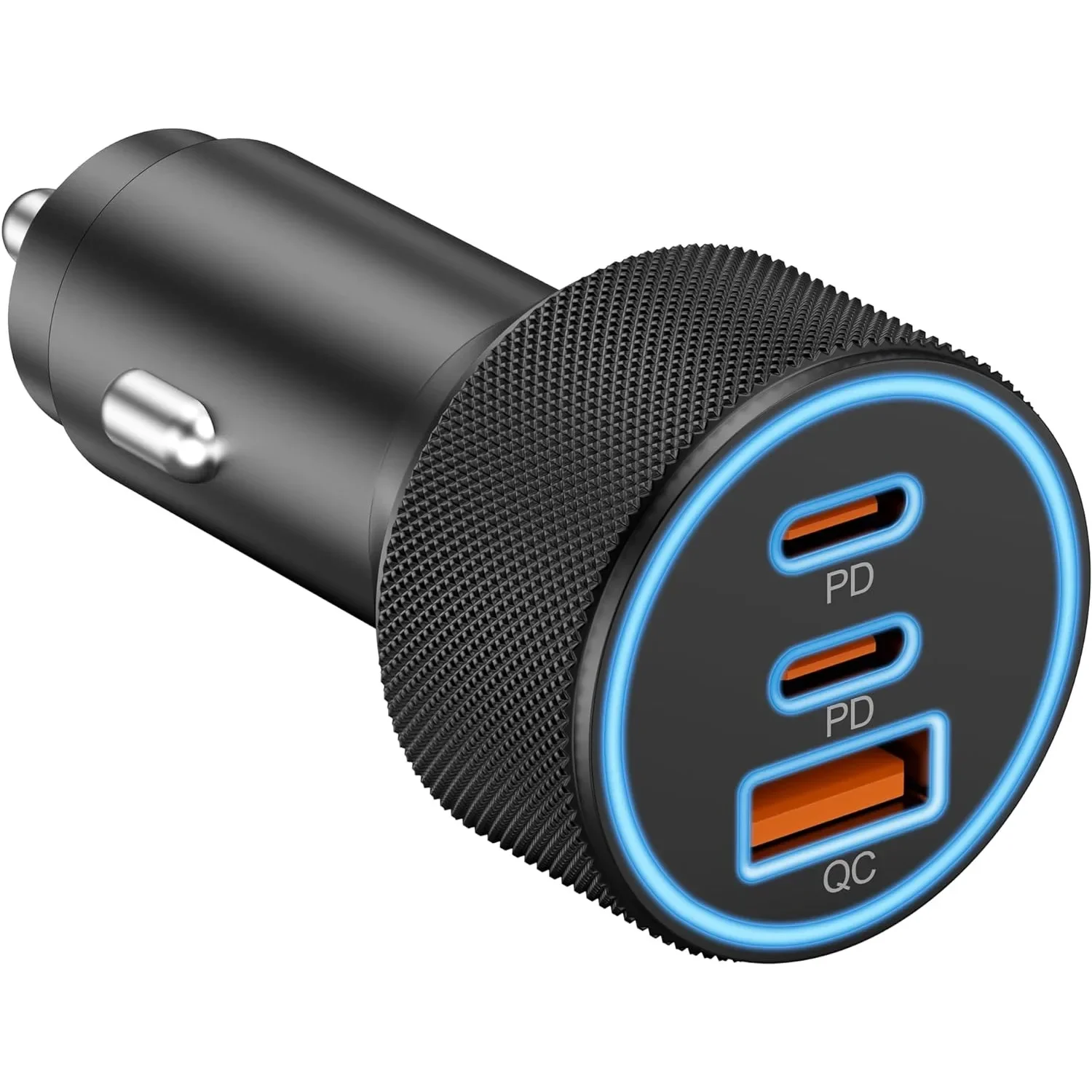 Alloy USB C Car Charger, 3-Port 67W Dual USB-C & USB-A Car Power ...