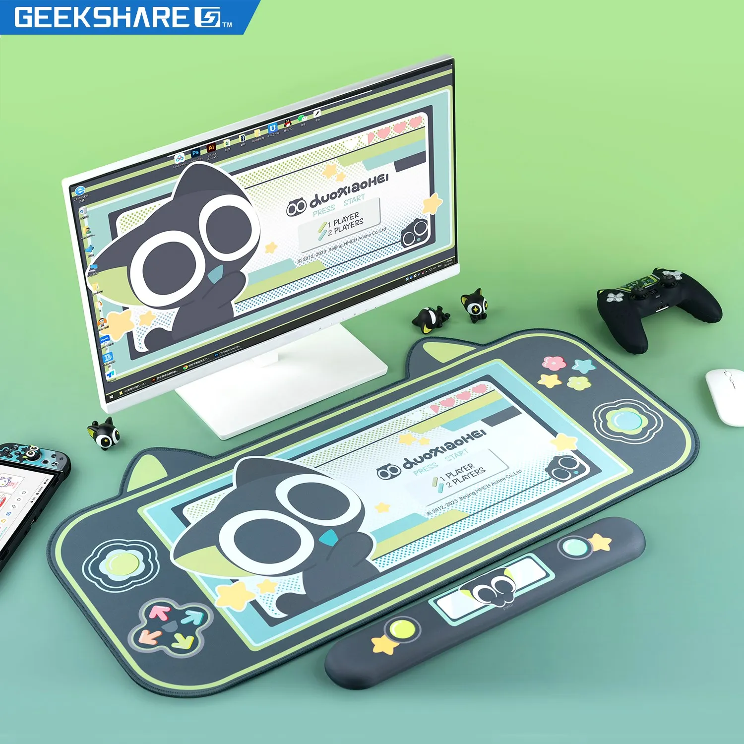 GeekShare-LXH-Mouse-Pad-Big-Size-Computer-Mousepads-Keyboard-pad-Wrist ...