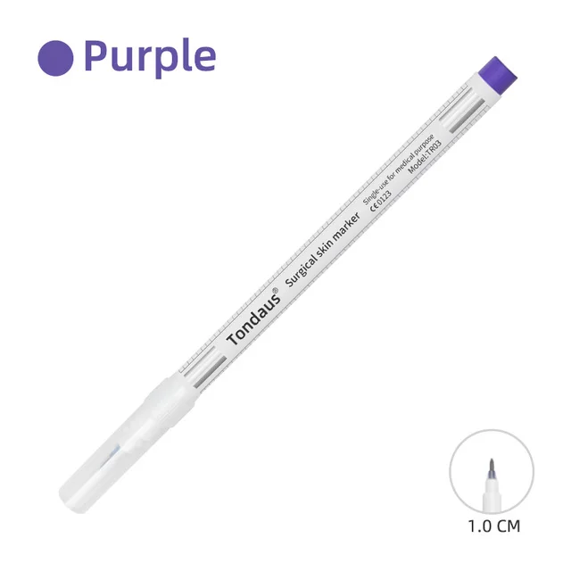 1pc Professional Surgical Sterile Skin Marker Pen Microblading Tattoo ...