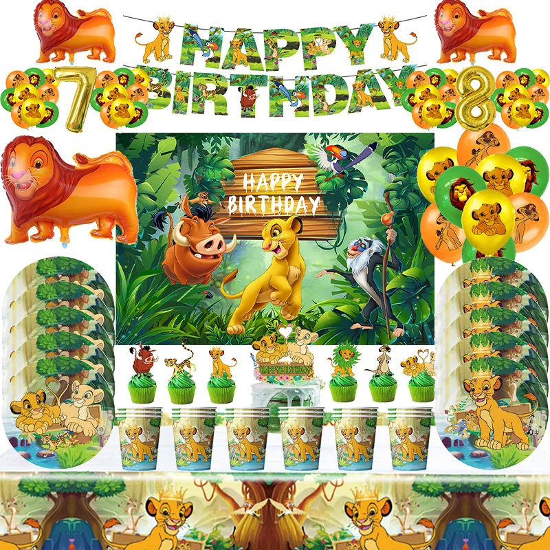 Disney-Lion-King-Birthday-Decoration-Party-Decor-Supplies-Tableware ...