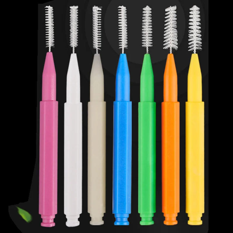 40pcs-Interdental-Brushes-0-4-1-2mm-Push-Pull-Removes-Food-Plaque ...
