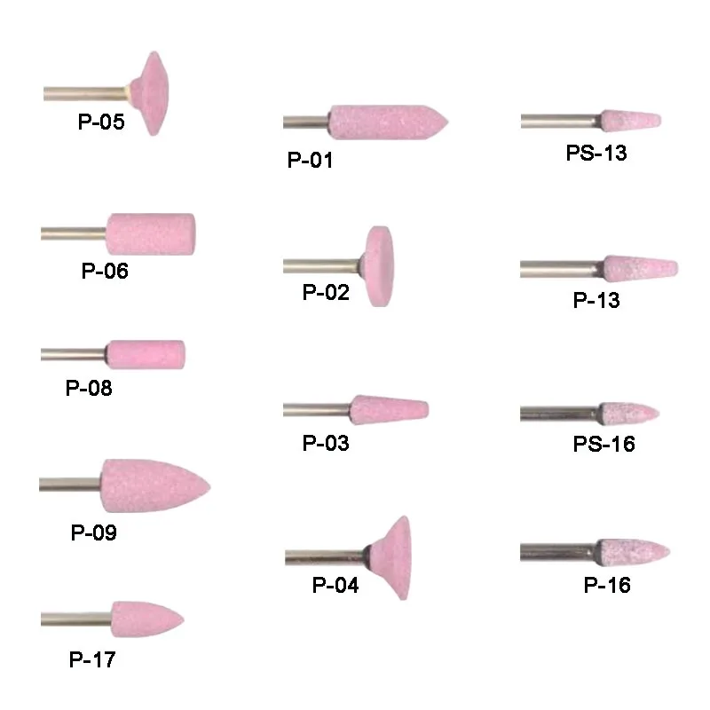 Dental-Lab-Polisher-Stone-Polishing-Burs-Pink-Polishing-Burs-for-Metal ...