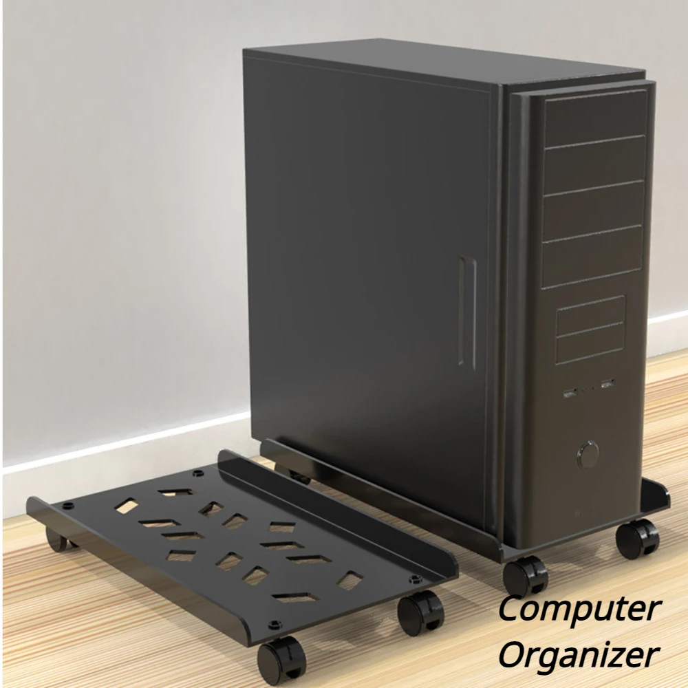 Expandable-and-Movable-Computer-Hosting-Tray-Computer-Case-Shelf-with-4 ...