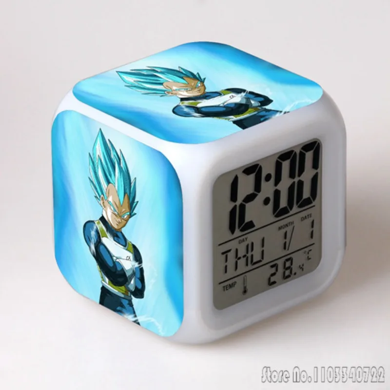 Reloj-despertador-s-per-colorido-de-Anime-Dragon-Ball-cubo-LED-creativo ...