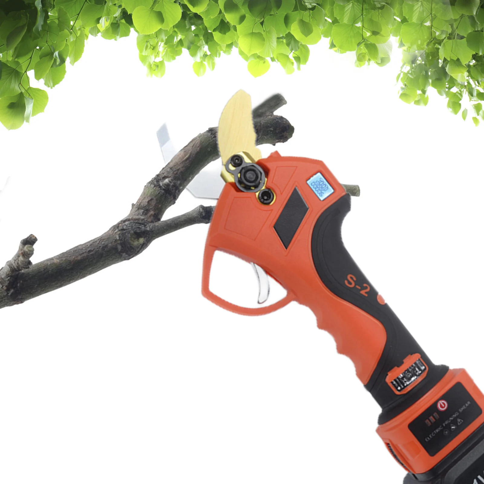 21V-Cordless-Pruner-With-Lithium-Battery-Pruning-Shears-Electric-Garden ...