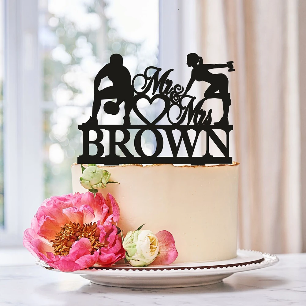Custom-Bodybuilder-Cake-Topper-Personalized-Fitness-Wedding-Crossfit ...