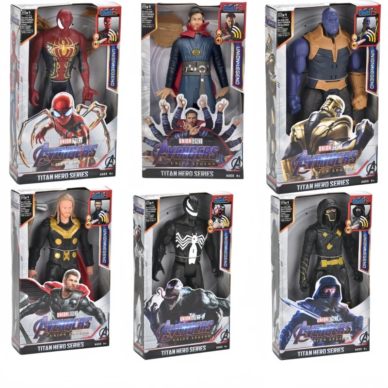 Marvel-30cm-Avengers-Toy-Thanos-Hulk-Spiderman-Iron-Man-Captain-America ...