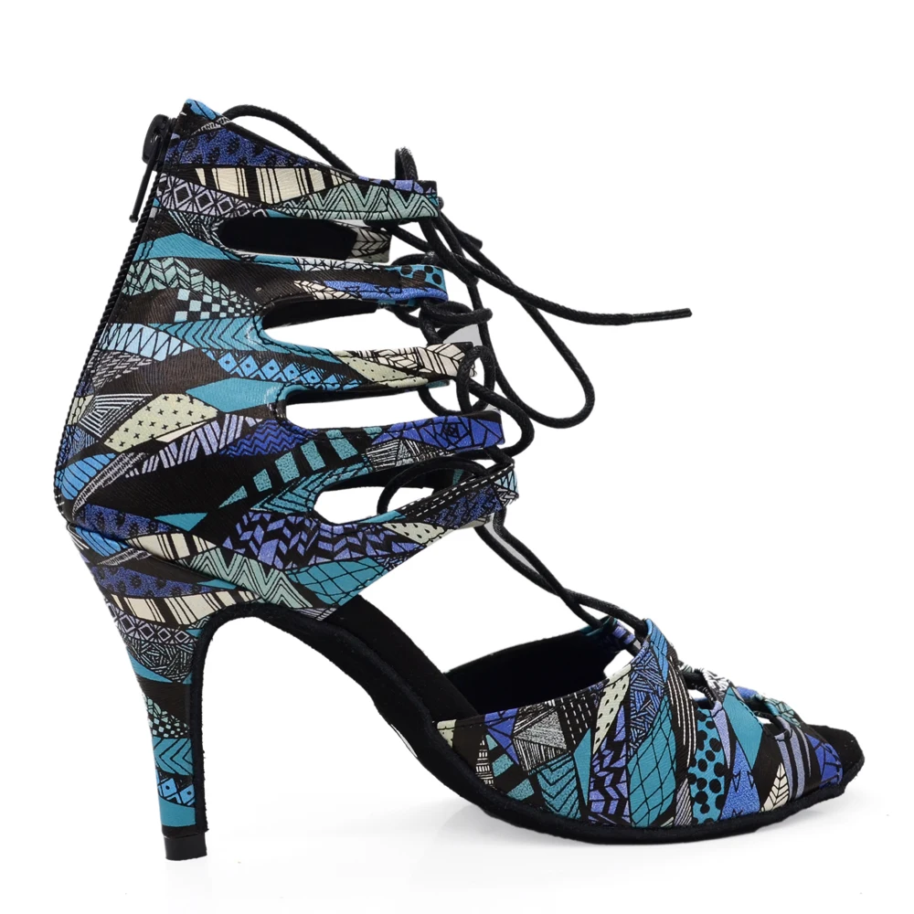 2022 Practice New Women Dance Boots Ladies Colored Latin Salsa Ballroom ...