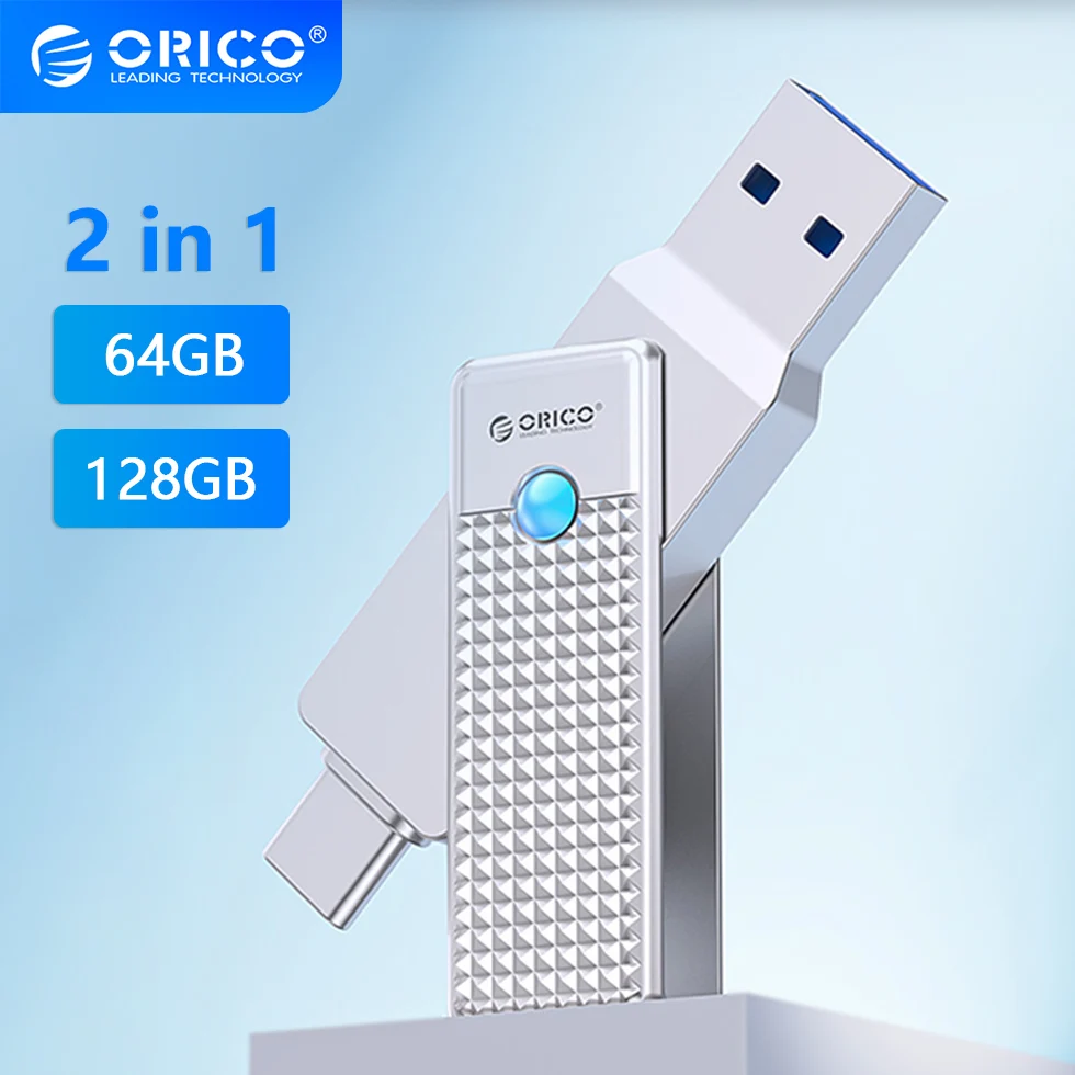 ORICO Mini USB Flash Drive 3.0 Pendrive USB A Type C Memory Storage Pen ...