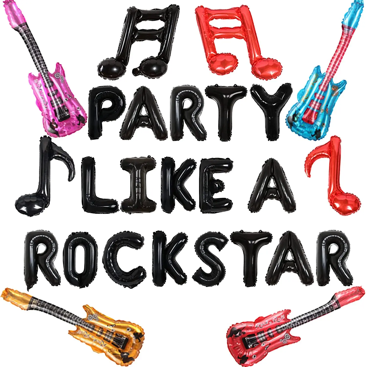 Rock-and-Roll-Theme-Party-Decorations-Party-Like-A-Rockstar-Balloons ...