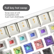 FL·ESPORTS FL680 Three-Mode Mechanical Keyboard 68 Keys RGB Hot ...