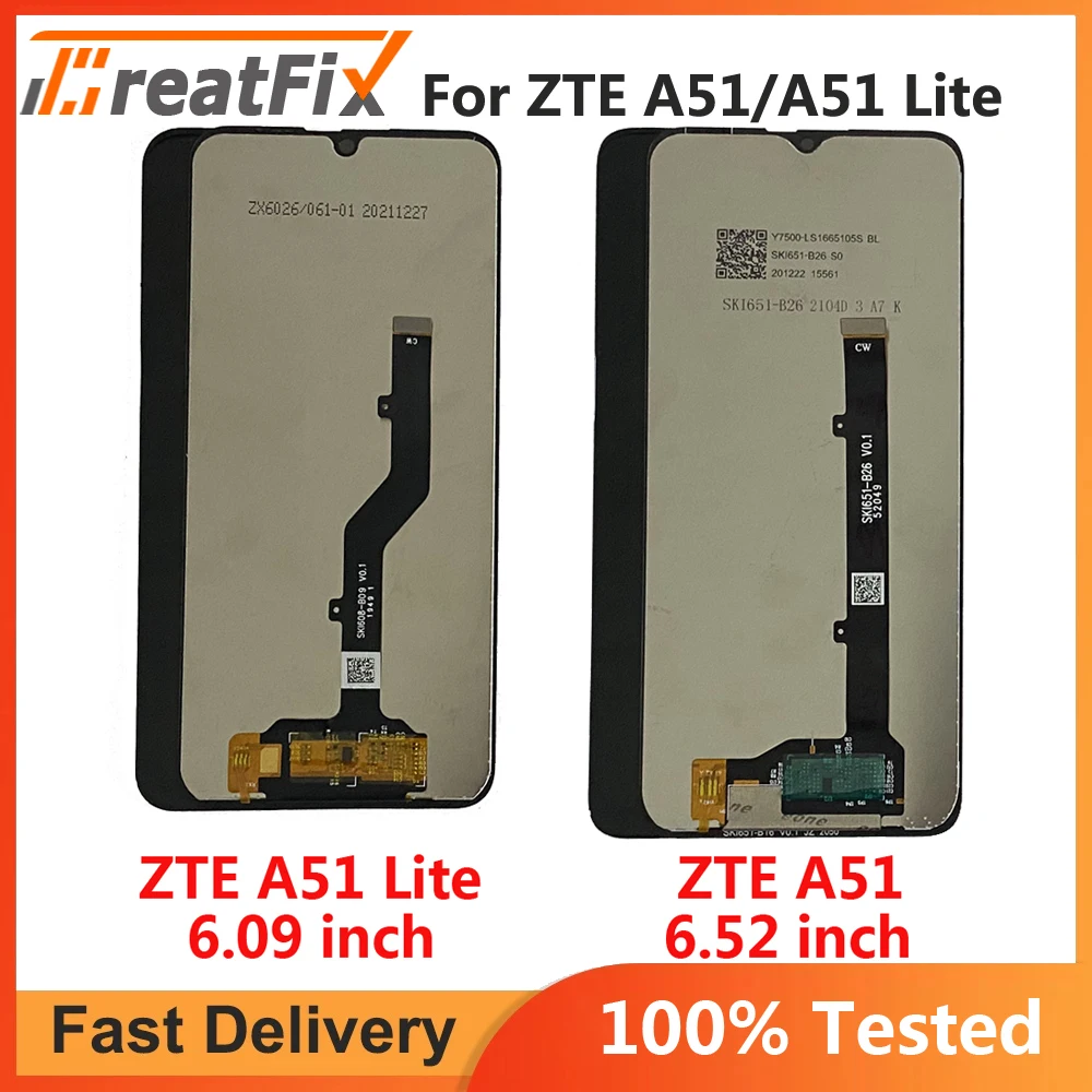 Tested-LCD-Display-For-ZTE-Blade-A51-LCD-Display-Screen-Replace-Display ...
