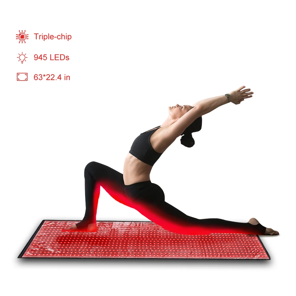 LOVTRAVEL-Near-Infrared-Mat-945pcs-LEDs-Red-Light-Therapy-Large-Pads ...