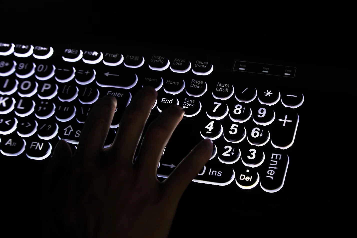 USB-Wired-Keyboard-LED-Backlit-KeyBoard-Waterproof-Silent-Keypad ...