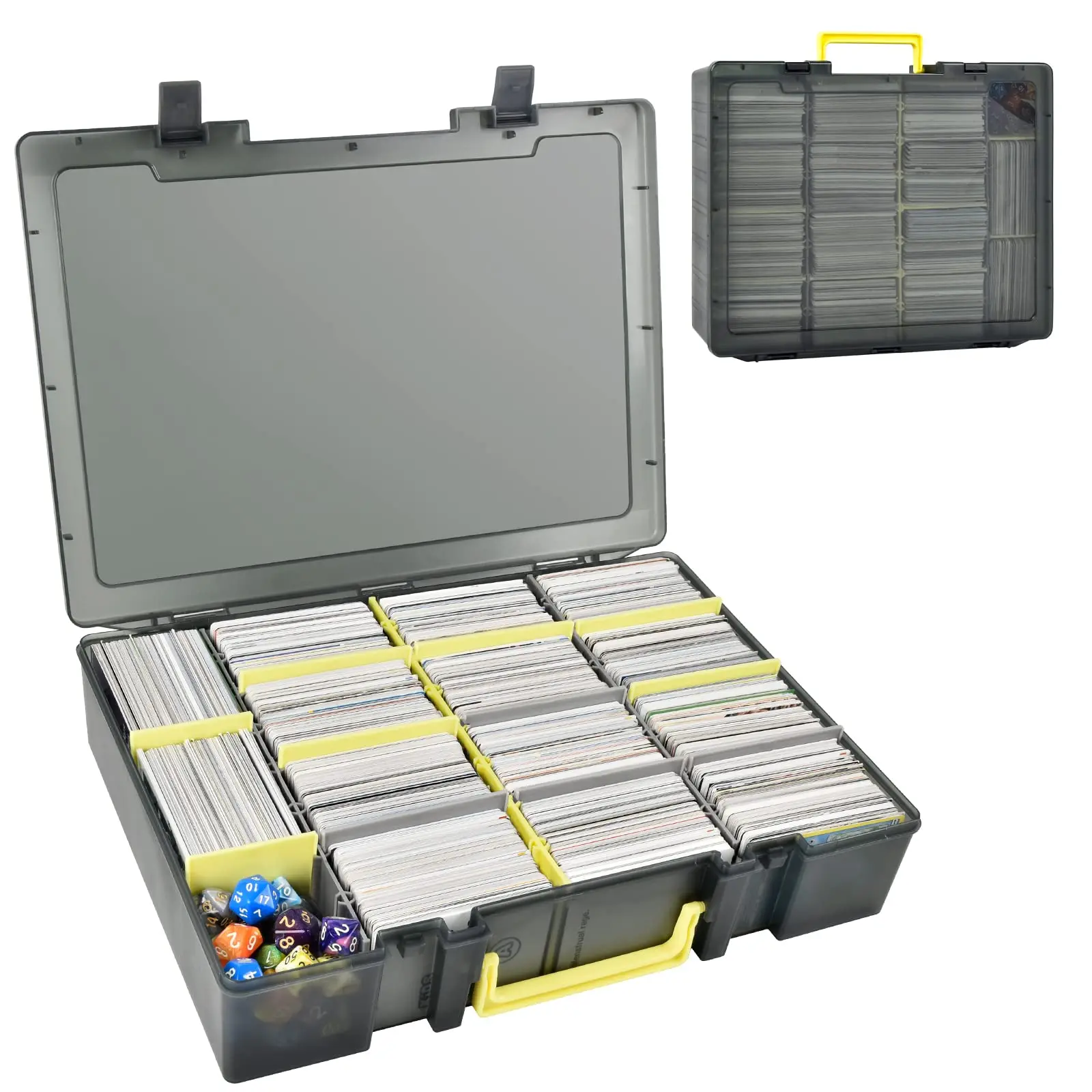 Trading-Card-Storage-Box-2300-Playing-Card-Case-Holder-Organizer ...